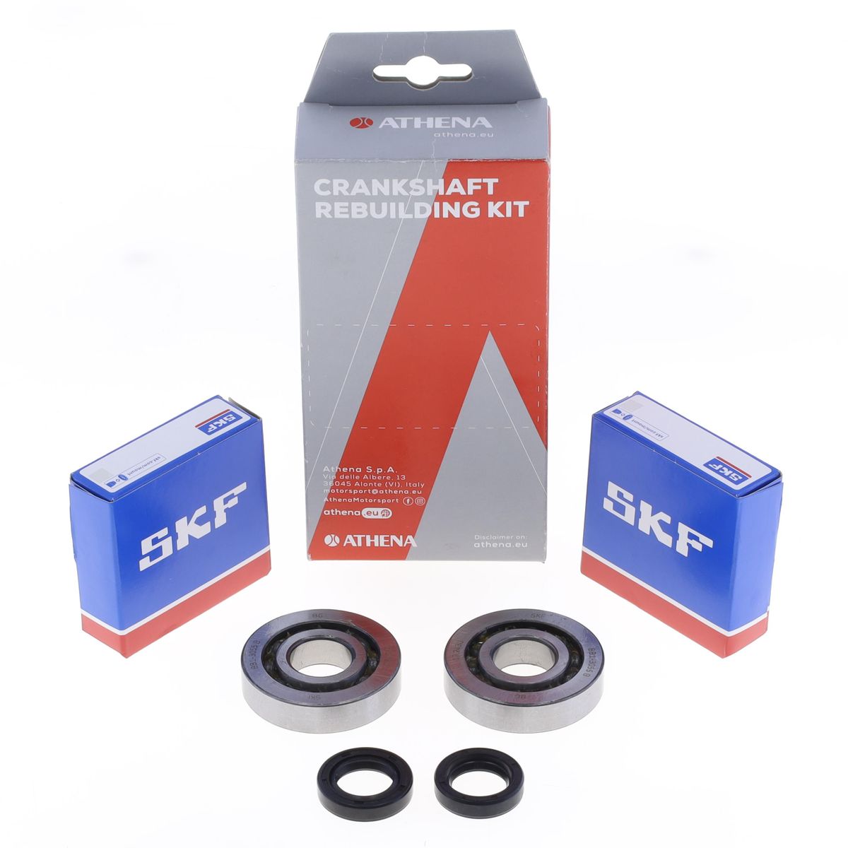Crankshaft Rebuilding Kit: Bearing and Oil Seal Kit | Athena