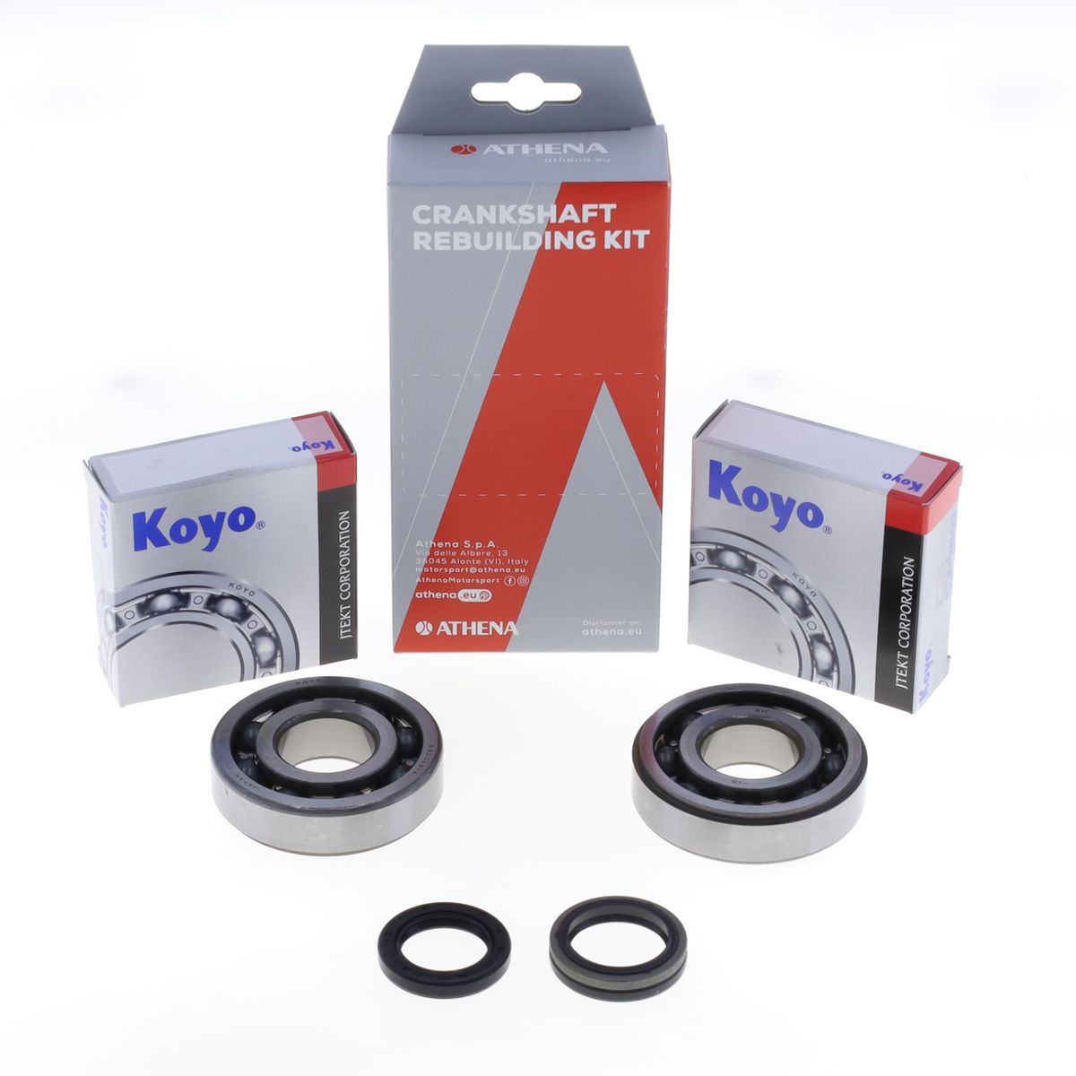 Crankshaft Rebuilding Kit: Bearing and Oil Seal Kit | Athena