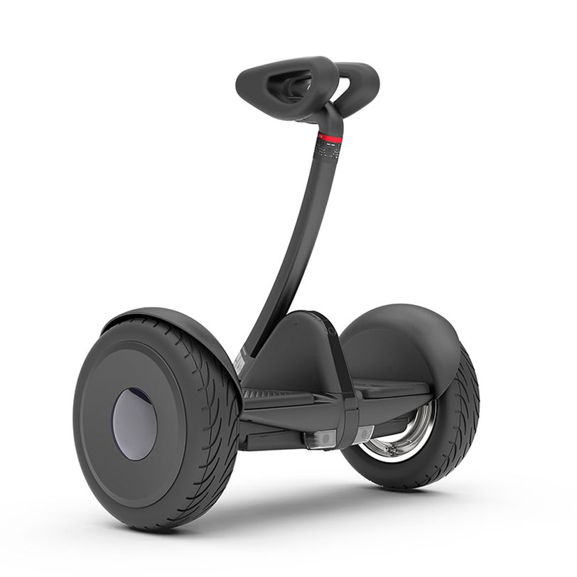 Electric hoverboard Ninebot S self-balanced with cushioned wheels and ...
