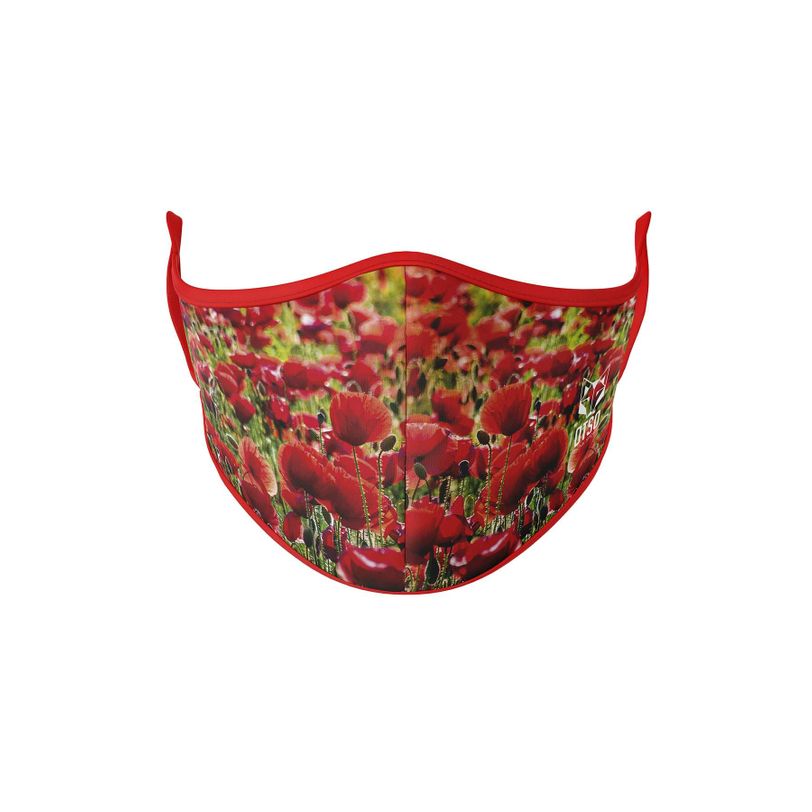 Face Mask Poppy reusable and washable with three layers | Athena