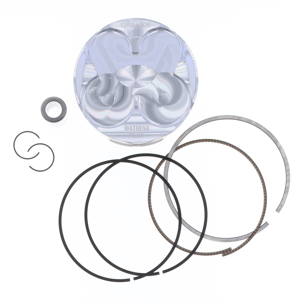 Forged Piston Ø 76,96 mm for Athena and OE Cylinder | Athena