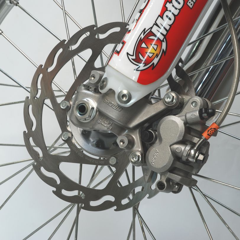 Front Floating Flame Motorcycle Brake Disc 260 mm with Black Aluminum ...