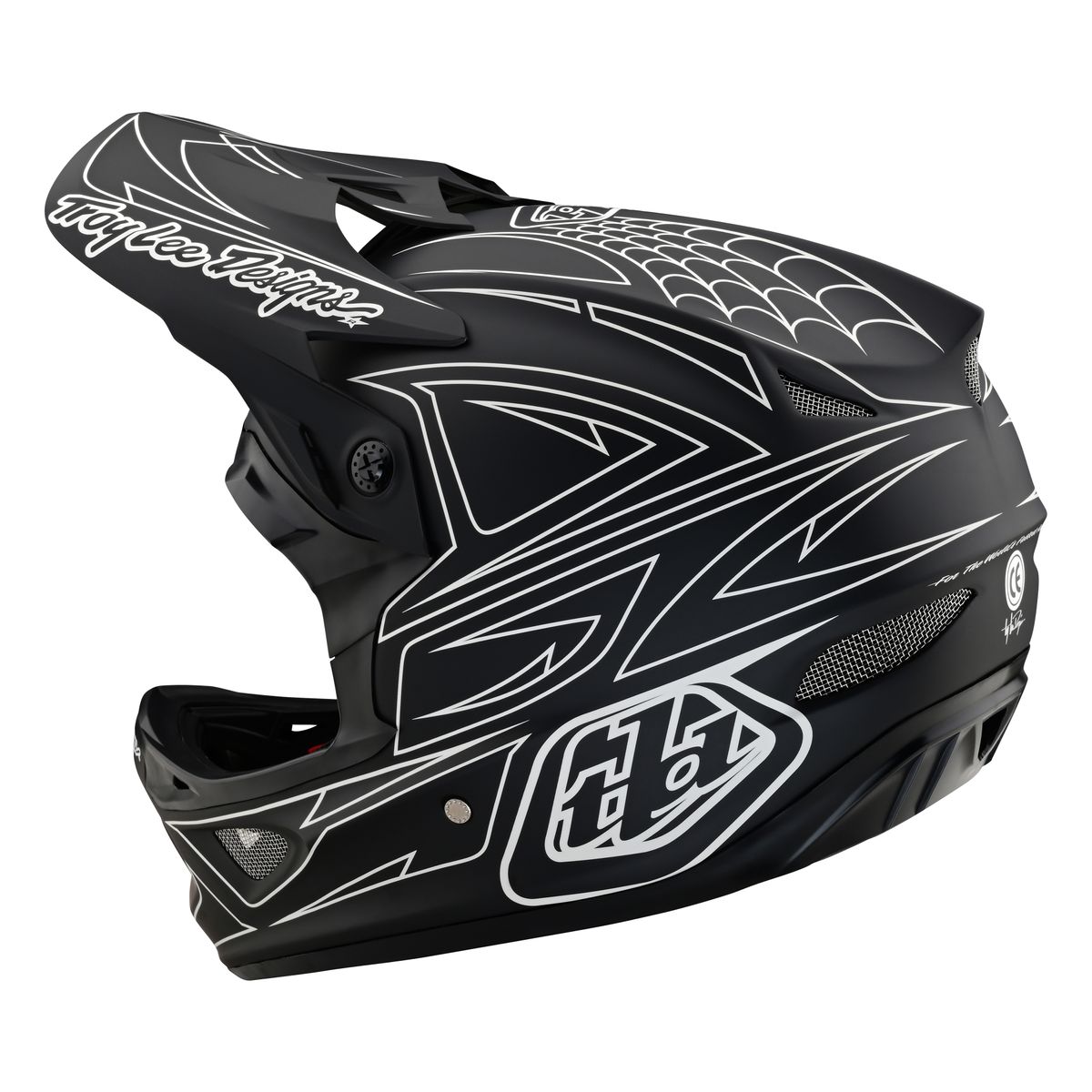 MTB Bike Helmet TLD D3 FIBERLITE SPIDERSTRIPE in fiberglass ultra ...