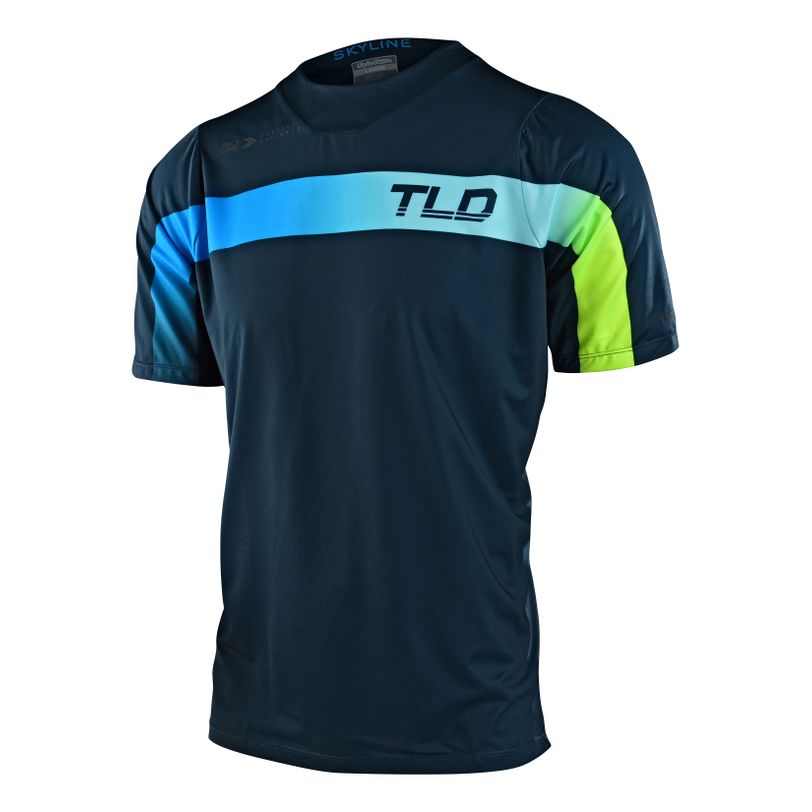 MTB jersey TLD Skyline JET FUEL lightweight with short sleeves | Athena