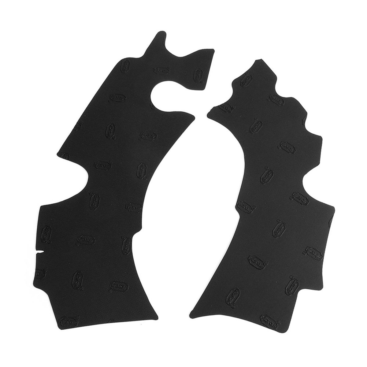 Off-Road Rubber Frame Pads Black | Athena