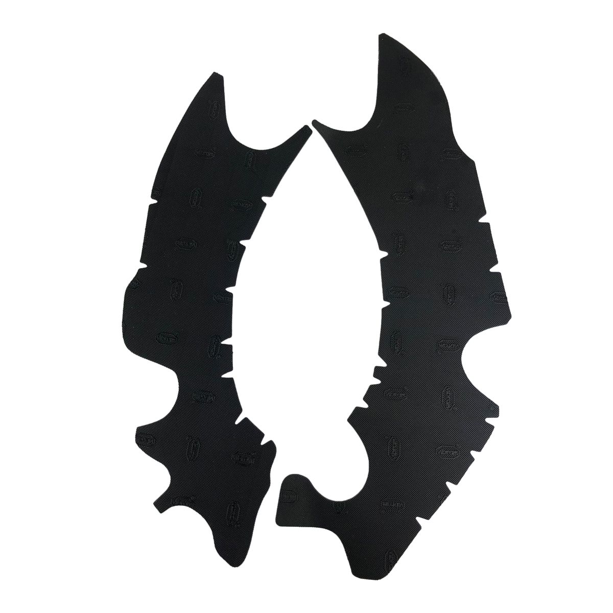 Off-Road Rubber Frame Pads Black | Athena