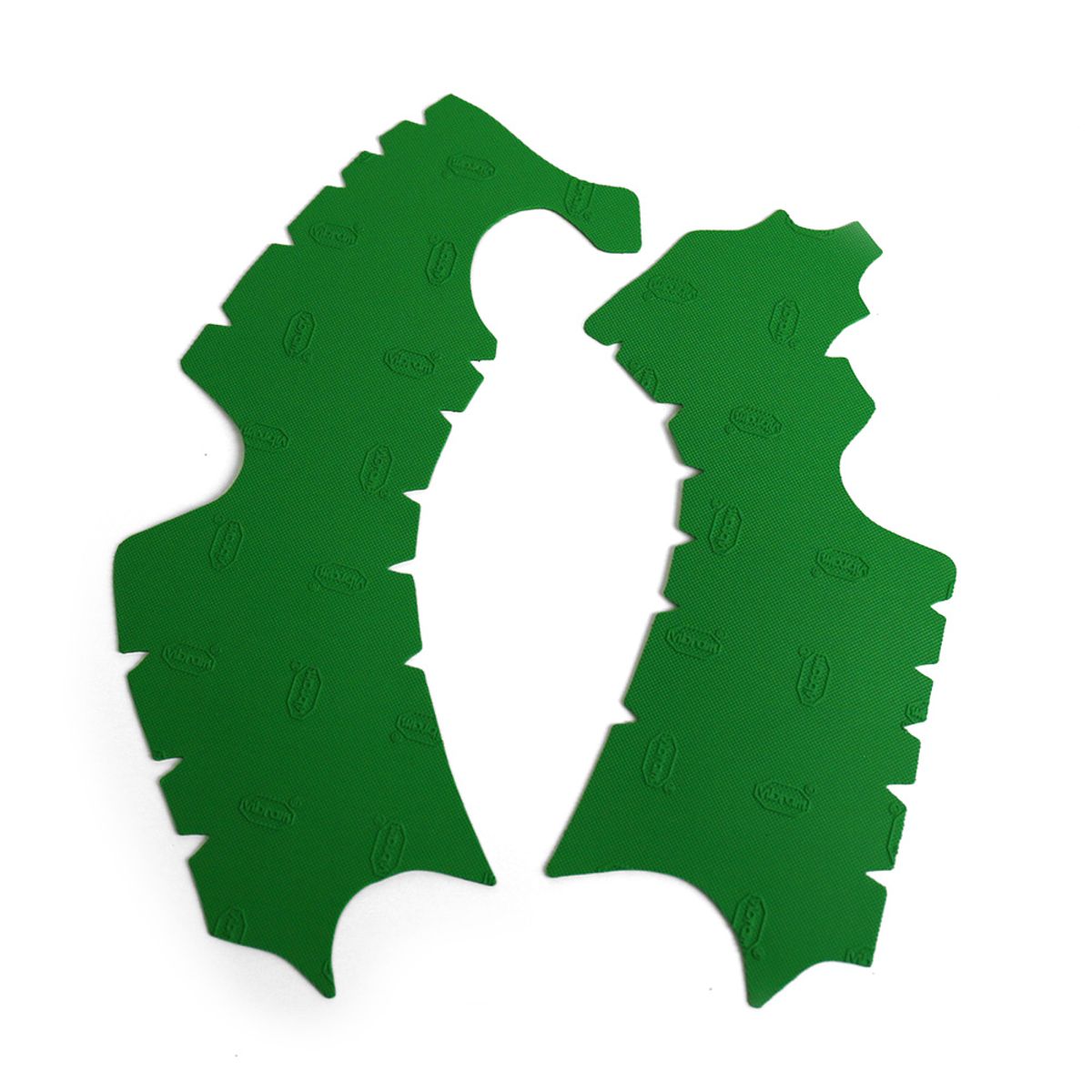 Off-Road Rubber Frame Pads Green | Athena