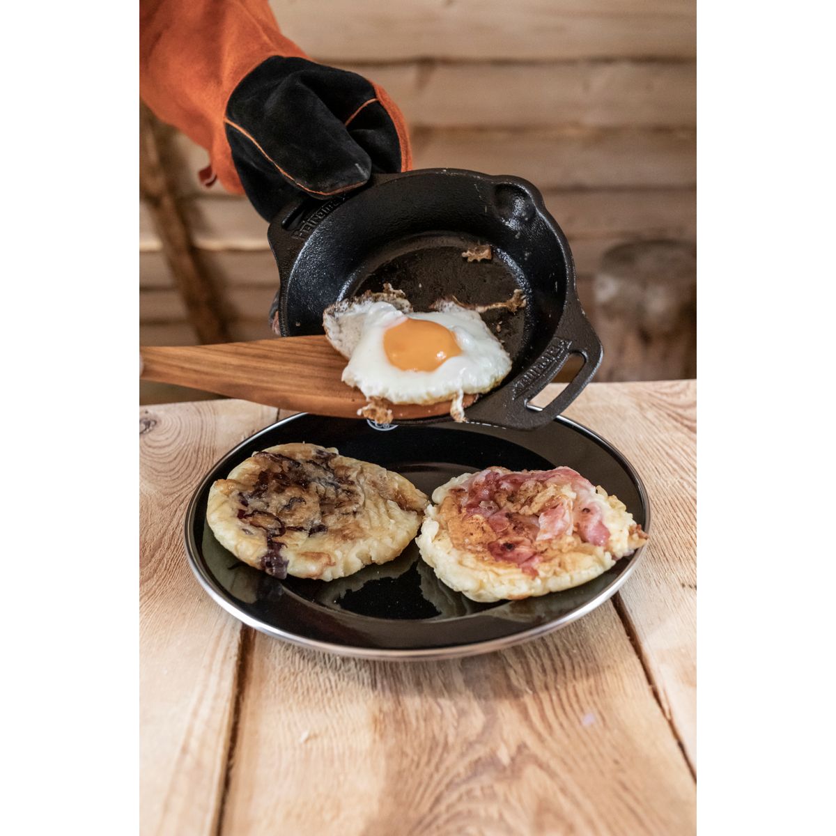 Padelle in ghisa fp15h-t con due maniglie | Athena