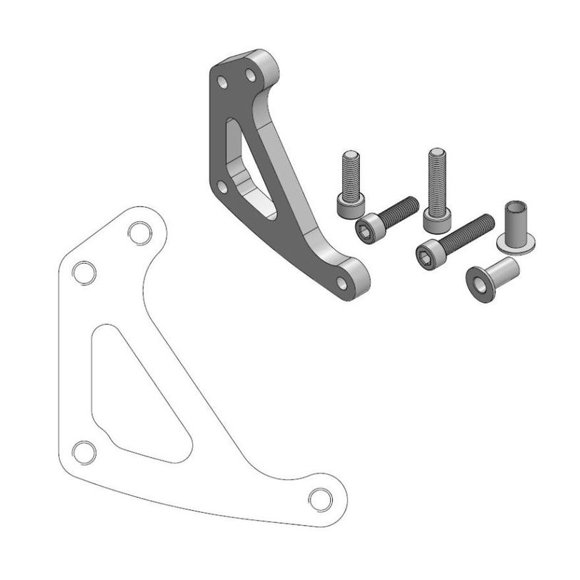Smr Supermoto racing caliper adapter | Athena