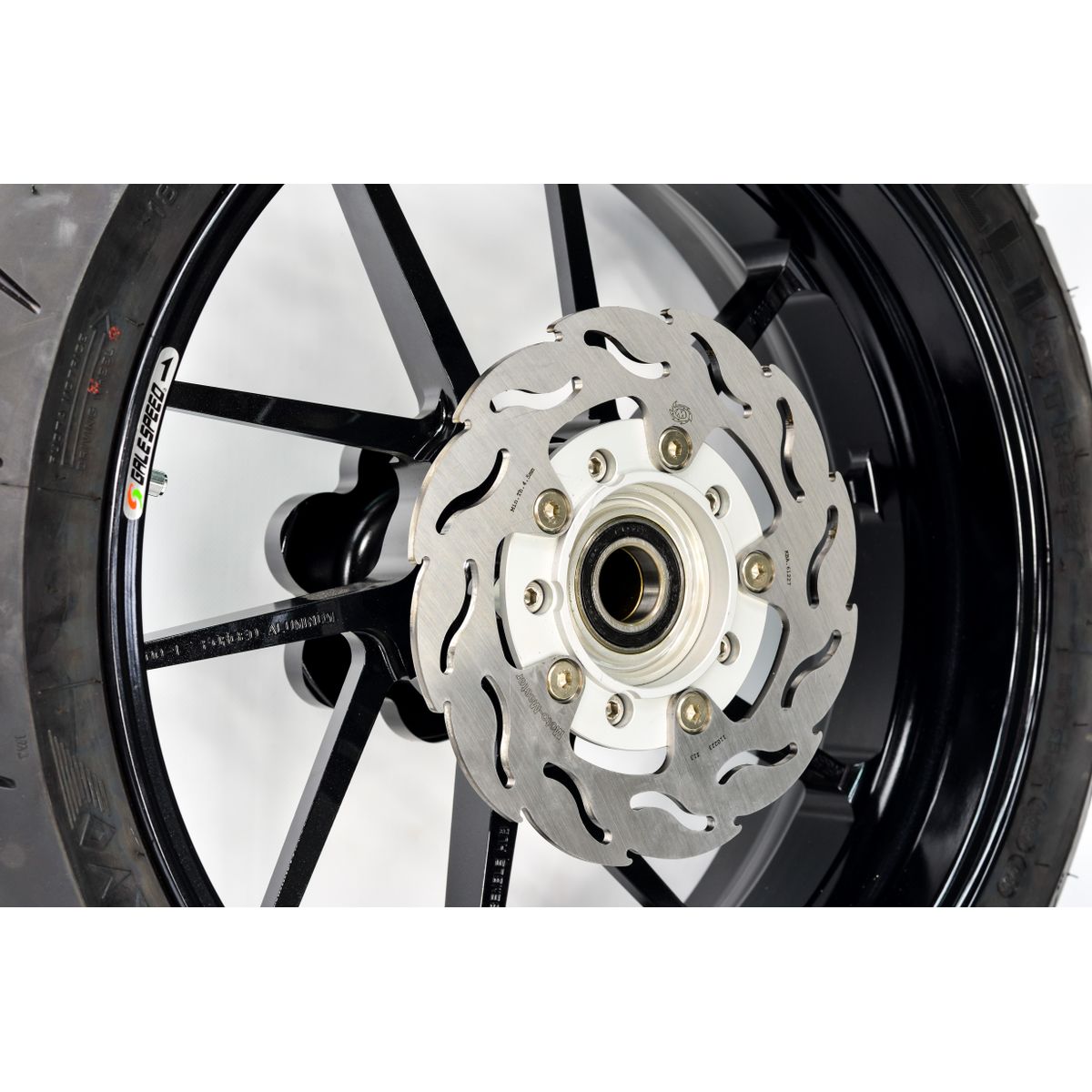 Street Rear Brake Disk Flame Fixed for optimal cooling and resistance - thickness 5 mm | Athena