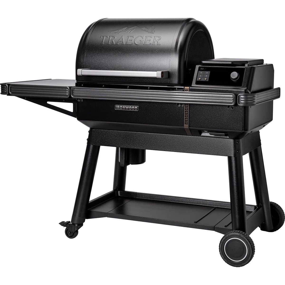 Ultra versatile IRONWOOD pellet barbecue with Wifi and internal sensors for maintaining the ...